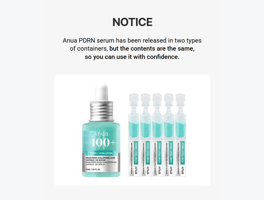 Anua PDRN Hyaluronic Capsule 100 Serum (1 ml X 10 ea) from Korea – Munbangku.com