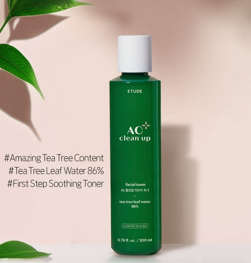 ETUDE AC Clean Up Facial Toner 200ml from Korea – Munbangku.com